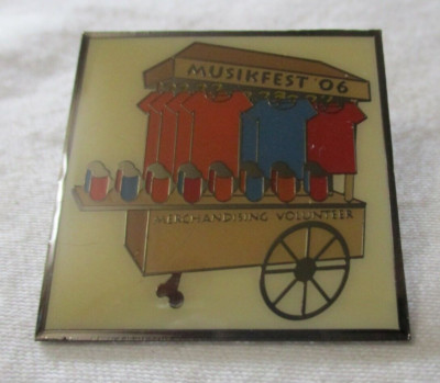 Musikfest 2006 Lapel Pin Bethlehem PA Pennsylvania Music Festival USA ...
