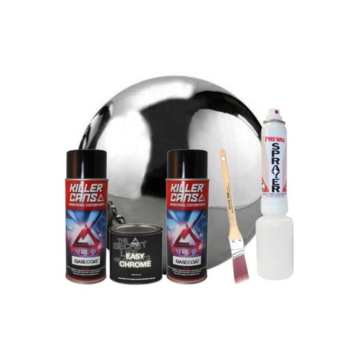 Genuine Alsa - Brush and Spray Kit - Easy Chrome - Chrome Paint | eBay