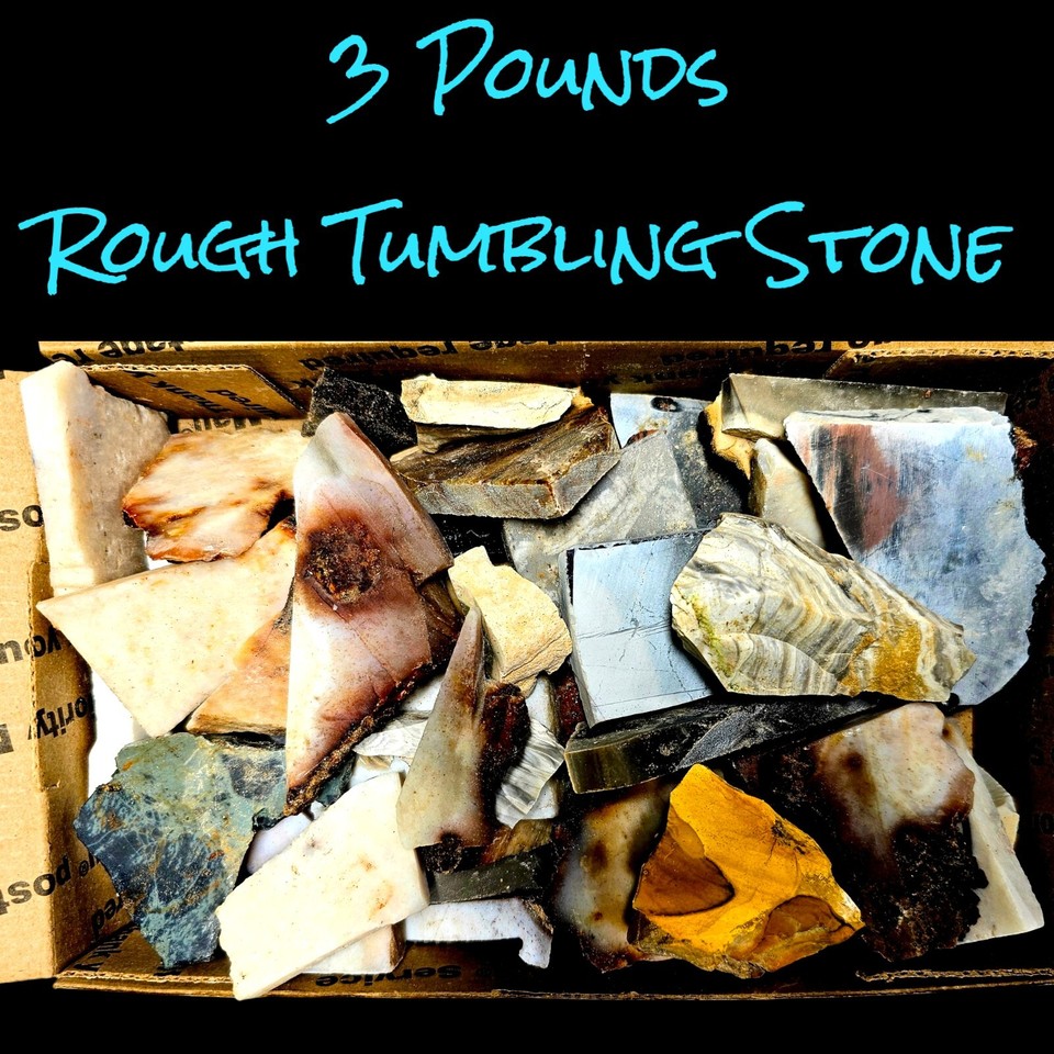 Rough Tumbling Stone 3 Pounds | eBay