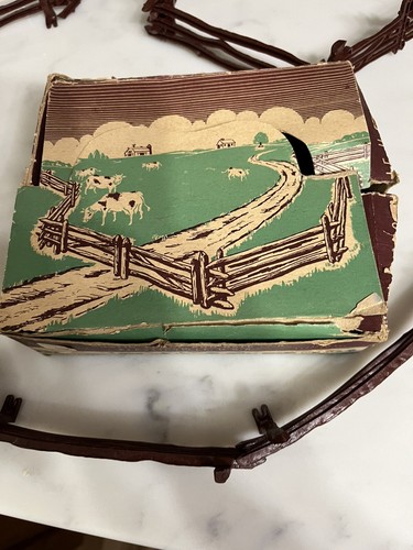 BACHMANN PLASTIVILLE 45984 O SCALE RUSTIC FENCE SET NEW IN BOX 12 ...