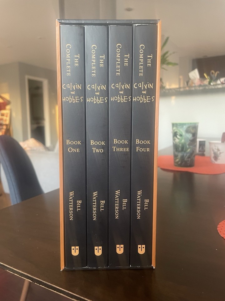 The Complete Calvin And Hobbes Boxed 4 Volume Paperback Book Set Bill ...