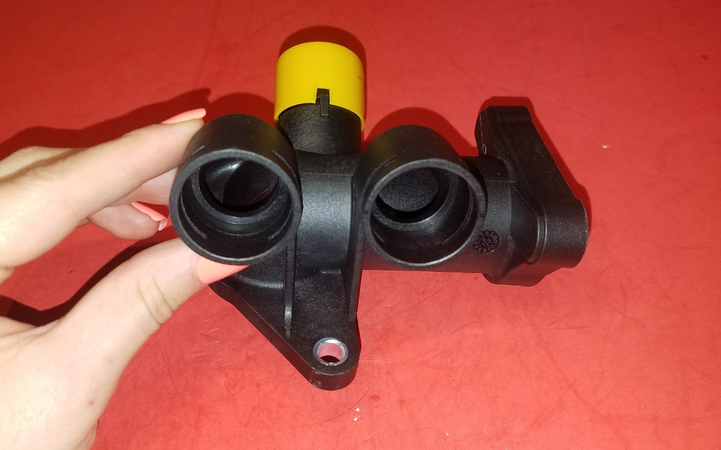 VW Audi Coolant Hose Flange Connector 1.8L Turbo w/orings URO 058121132 ...