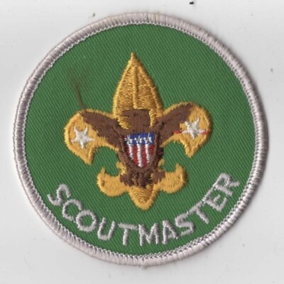 Scoutmaster BSA Patch WHT Bdr. [5D-1372] | eBay