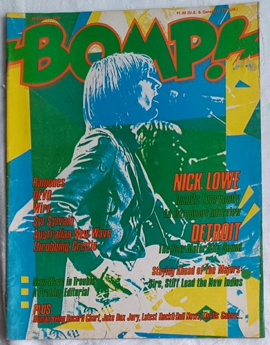 WHO PUT THE BOMP - issue #20 - January 1979 Nick Lowe, Ramones ...
