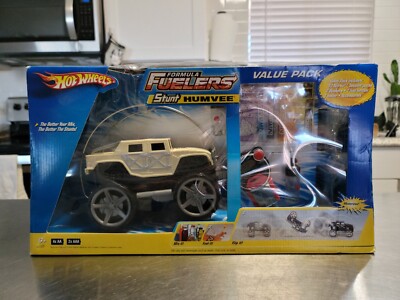 Hot Wheels 2004 Formula Fuelers Stunt Humvee Tan Vehicle Value Pack ...