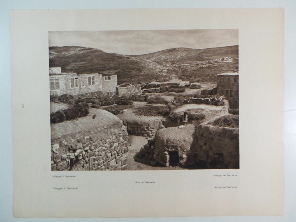 1925 SAMARIA VILLAGE Architecture Israel Shomron Levant West Bank ...