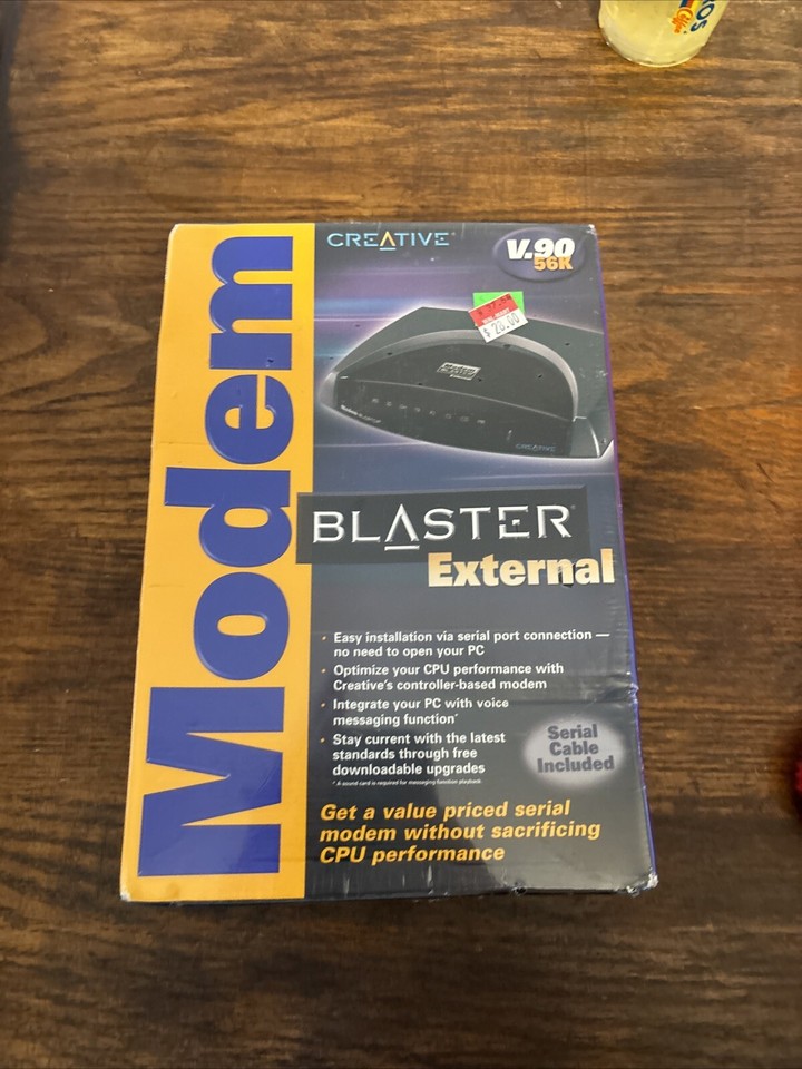 Creative Modem Blaster EXTERNAL V.90 56K WINDOWS | eBay