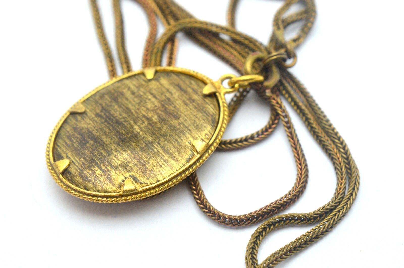 ANTIQUE LADY PHOTO PORTRAIT CHAIN NECKLACE PENDANT | eBay