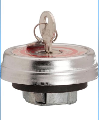 NOS Locking Fuel Tank Gas Cap with Keys Vintage Chrome Motorad/STANT ...