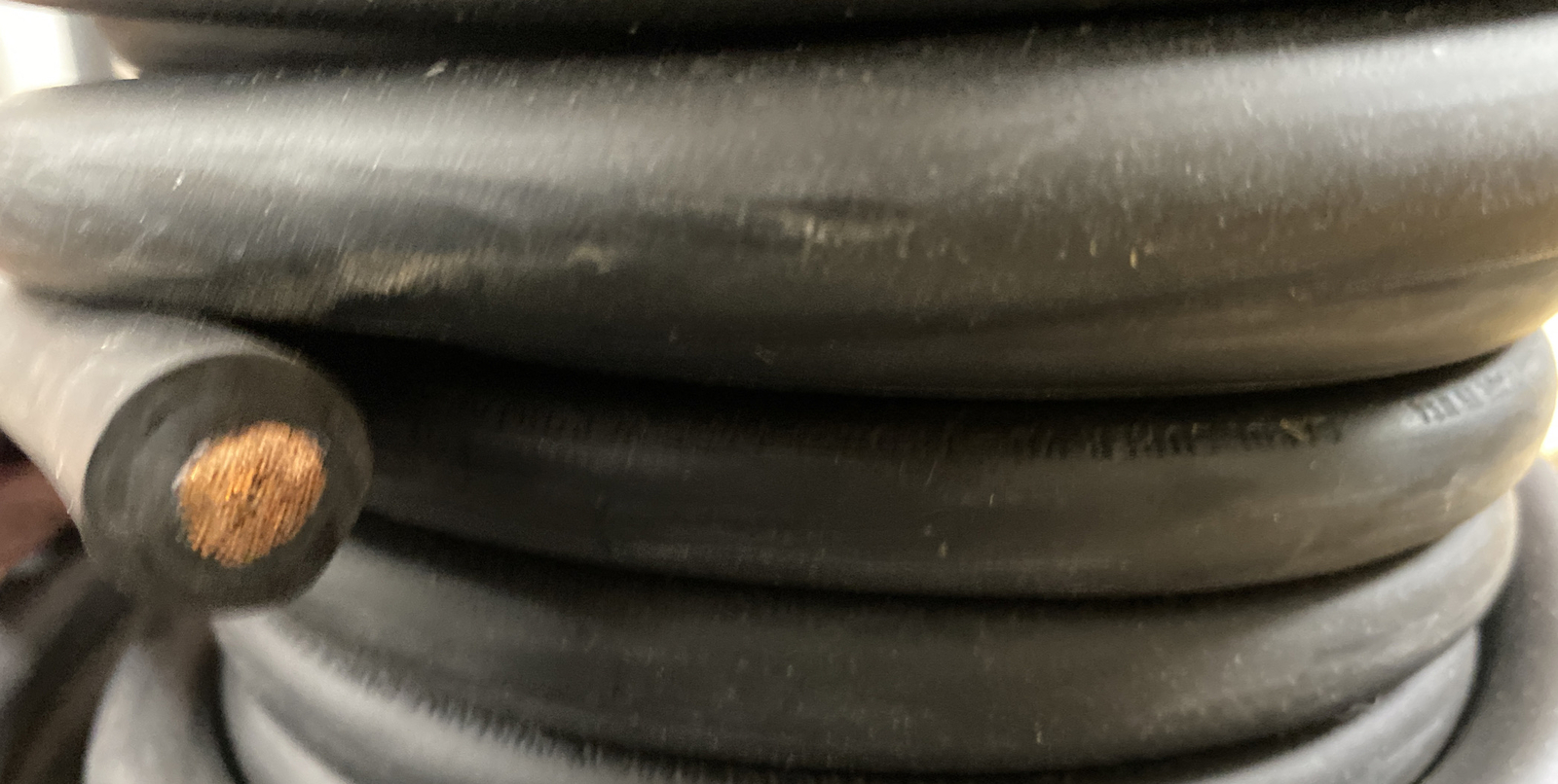 Carol Super Vu-Tron 1 AWG Type W Portable Power Cable 90C 600V Welding ...