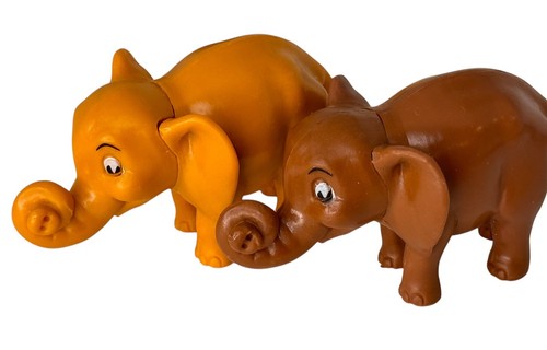 Boley 2001 PVC Vinyl Elephants Lot Of 2 Figures | eBay