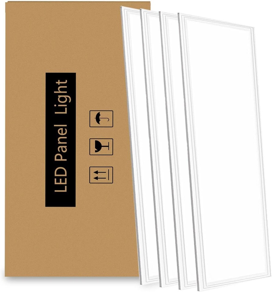 2x4 LED Ceiling Light, 75Watt Flat Ultra-Slim Dimmable Edge Lit LED ...