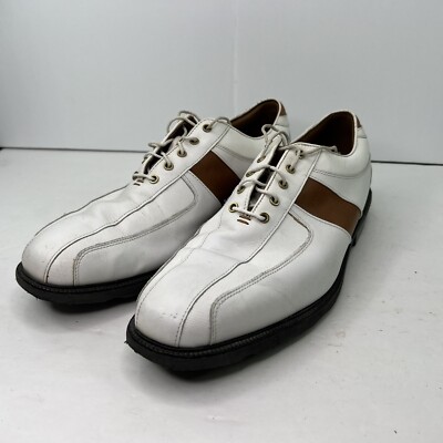 Footjoy Icon 52062 Golf Shoes W/Optiflex Tech US 12 M White/Brown Never ...