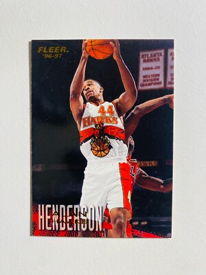 1997 FLEER #151 ALAN HENDERSON ROOKIE NM-MT NBA BASKETBALL CARD | eBay