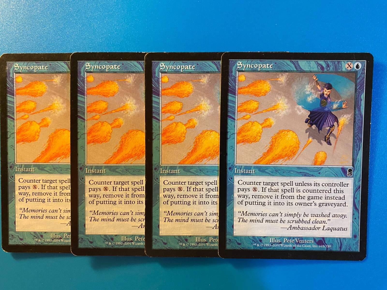 MTG 4x Syncopate Odyssey Pauper Magic the Gathering Card x4 HP | eBay