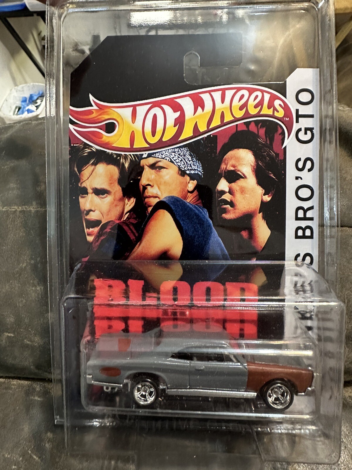 PREMIUM CUSTOM Hot Wheels GTO Blood In Blood Out on Custom Card REAL R ...