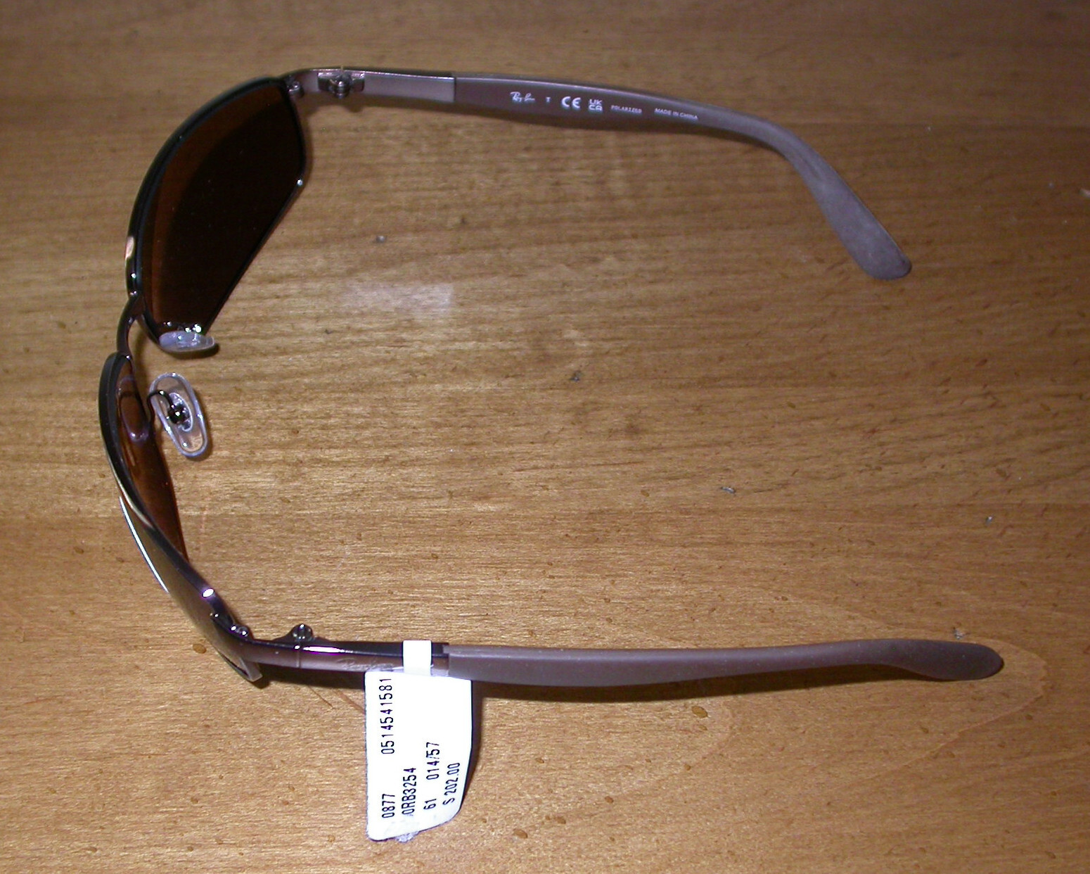 RayBan Sunglasses Polished Brown/Brown Polarized RB3254 for sale online ...