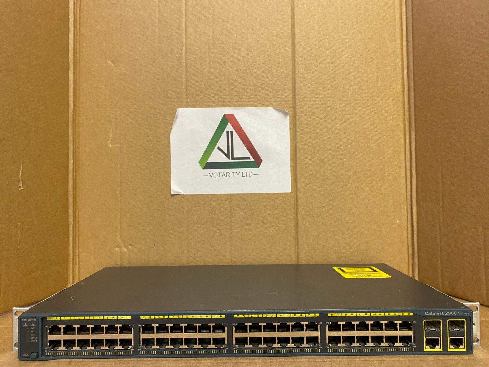 Cisco 2960-48TC-L with IOS 15 & Bracket Cisco Catalyst WS-C2960-48TC-L ...