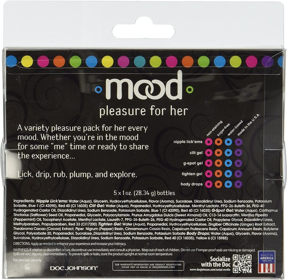 Doc Johnson Mood Pleasure Multi-Pack for Her | eBay