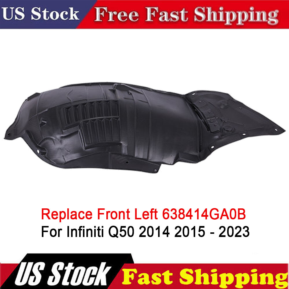 Front Driver Fender Liner Splash Shield For 2014-2023 Infiniti Q50 ...