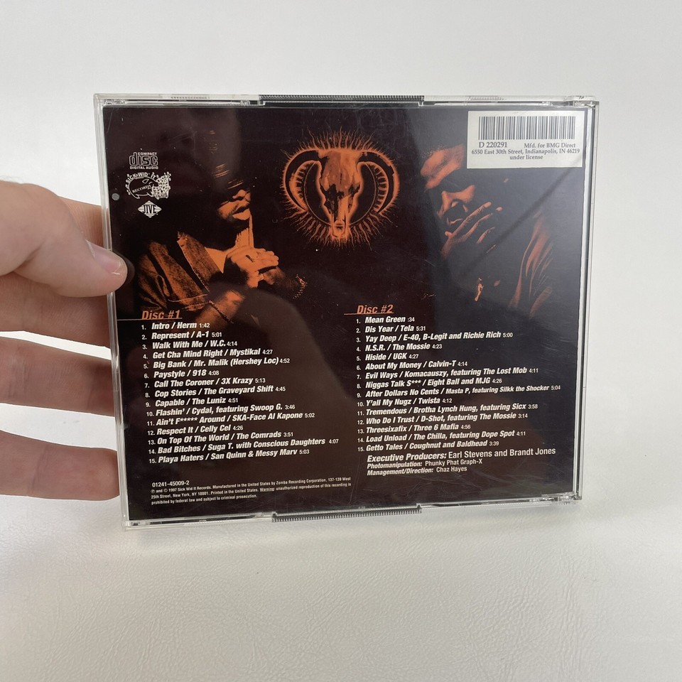 E40 Presents The Double Album Southwest Riders 2 CD Set 1997 Sic Wid It ...