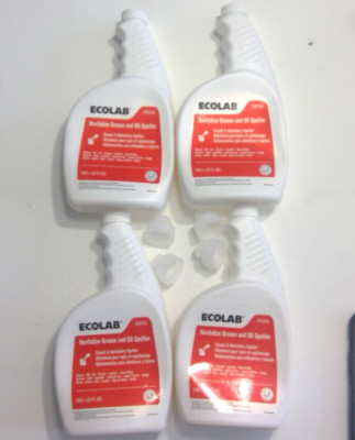 Ecolab 6101145 Revitalize Grease and Oil Spotter Carpet Upholstery Pack ...