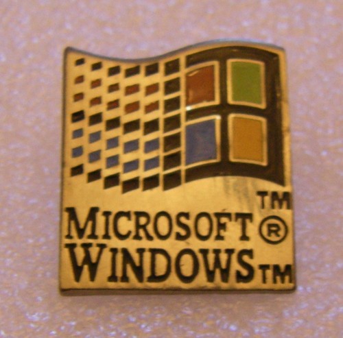 pin's MICROSOFT WINDOWS LOGO TM vintage pin badge | eBay
