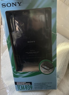 Sony Table-Top Compact Tape Recorder - Dictation Machine - Black (TCM ...