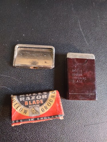 Rolls Razor Imperial Bakelite Shaving Safety Razor Blade Holder Case ...