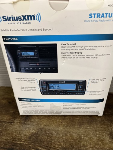 Sirius XM Stratus 7 Satellite Radio & Vehicle Kit Model SSV7V1 | eBay