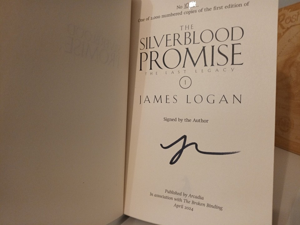 The Silverblood Promise & The Blackfire Blade Matched BROKEN BINDING ...