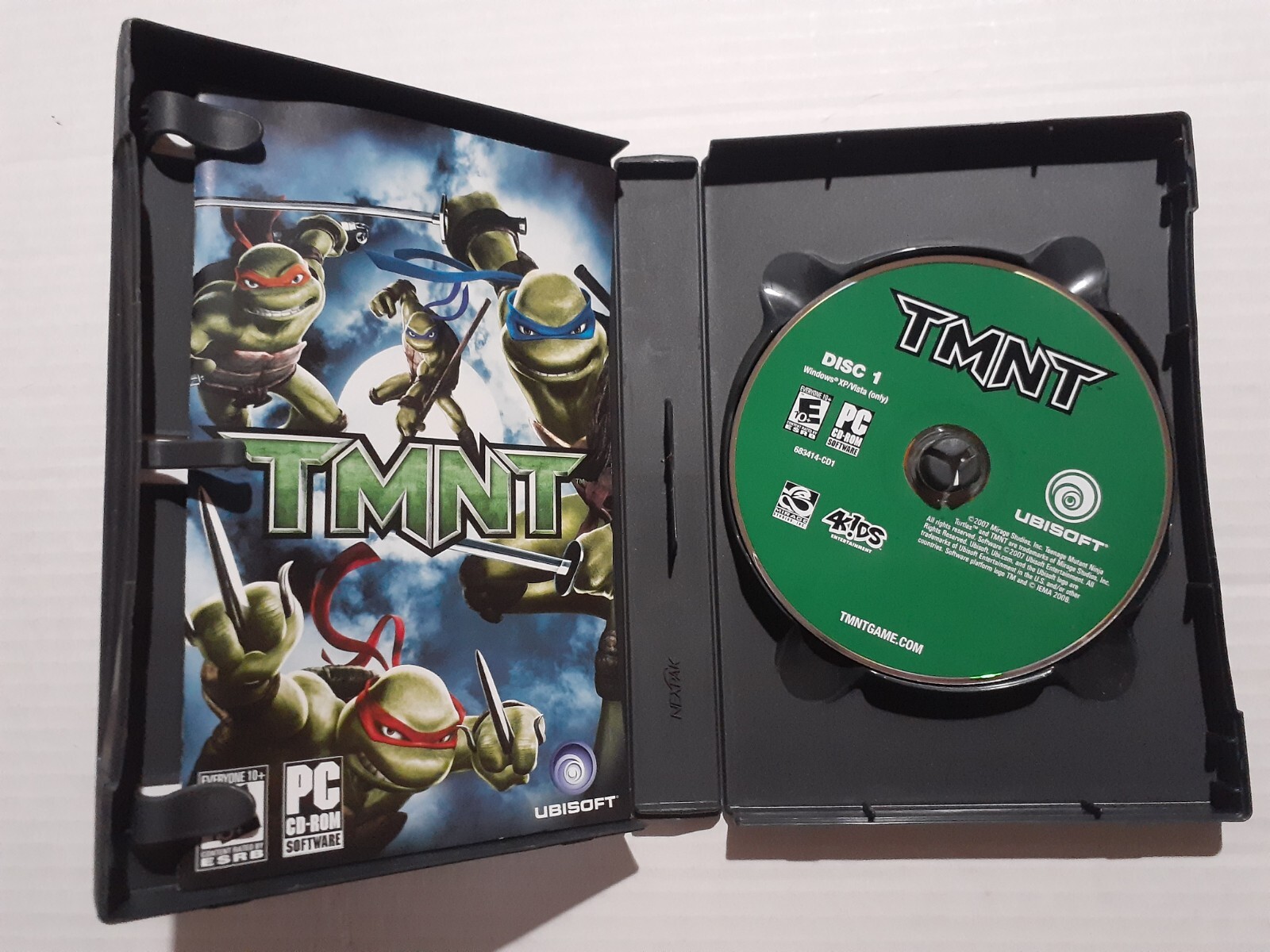 TMNT Teenage Mutant Ninja Turtles PC Ubisoft Game 2007 8888683414| eBay