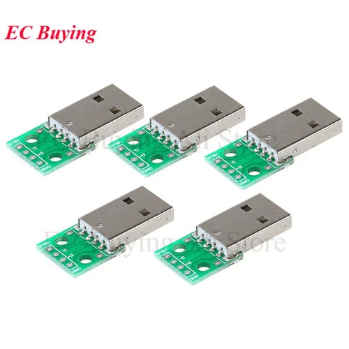 USB Male to DIP Adapter Converter Module 4 Pin for Arduino Power Data ...