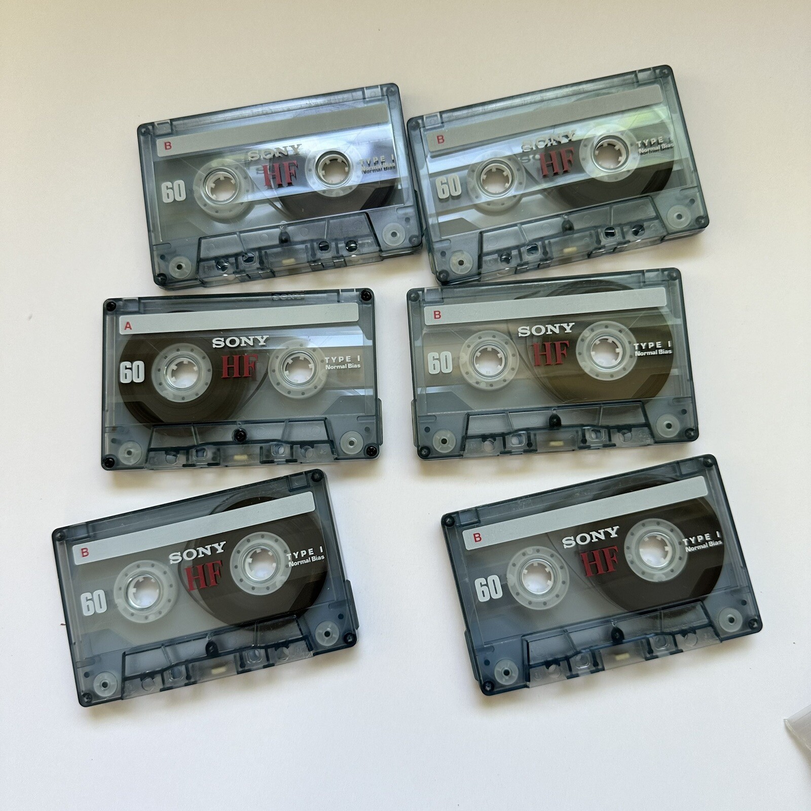 6 Sony Cassette 60 Min Old School Tapes | eBay