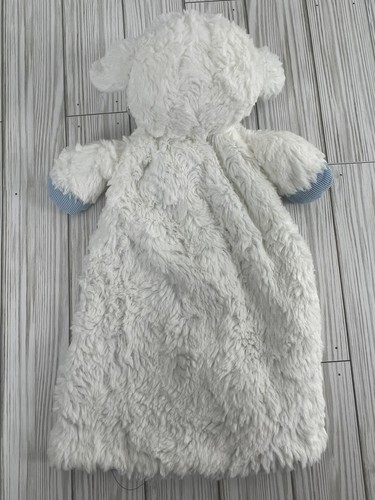 Baby GUND Winky Huggybuddy Blue White Lamb Lovey Blanket Plush Satin ...