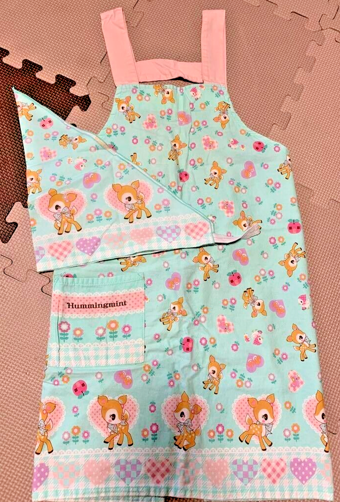 Sanrio Hummingmint Humming Mint Apron 130cm Triangle Sling Kids NEW ...