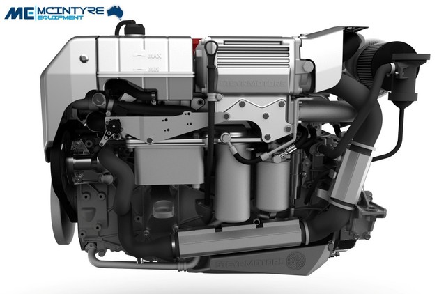 Steyr Motors SE266E40 260 HP Reconditioned Marine Diesel Engine for ...