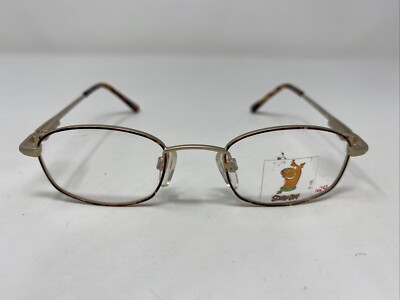 Scooby Doo SD 01-1 40-18-120 Demi Amber/Gold Full Rim Eyeglasses Frame ...