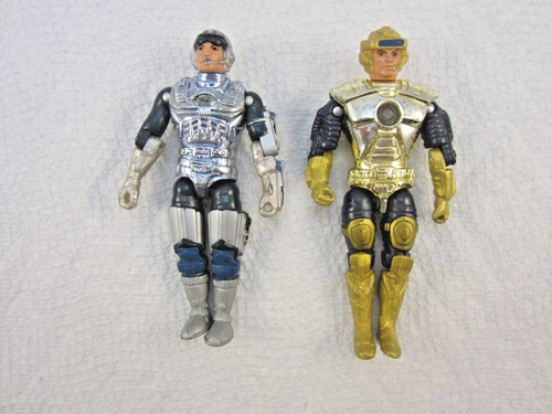 Captain Power & Major Hawk Masterson 4" Action Figure Vintage 1986 ...
