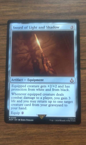 mtg sword of light and shadow acr | eBay