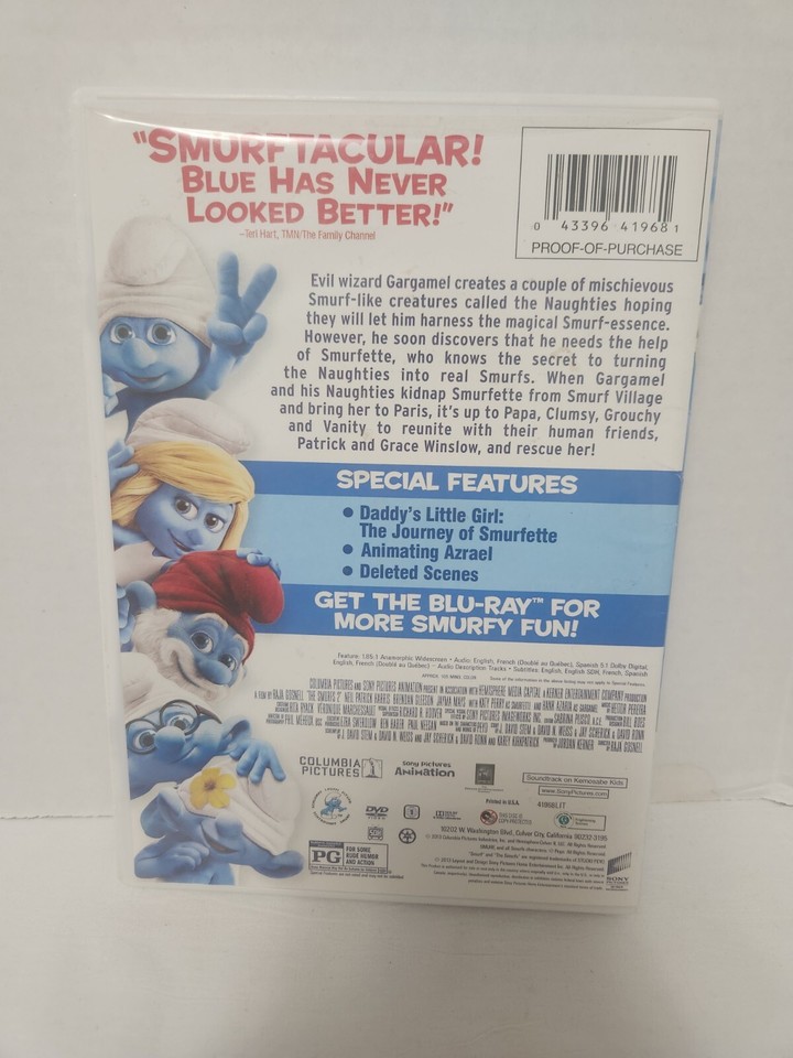 The Smurfs 2 DVD 2013 | eBay