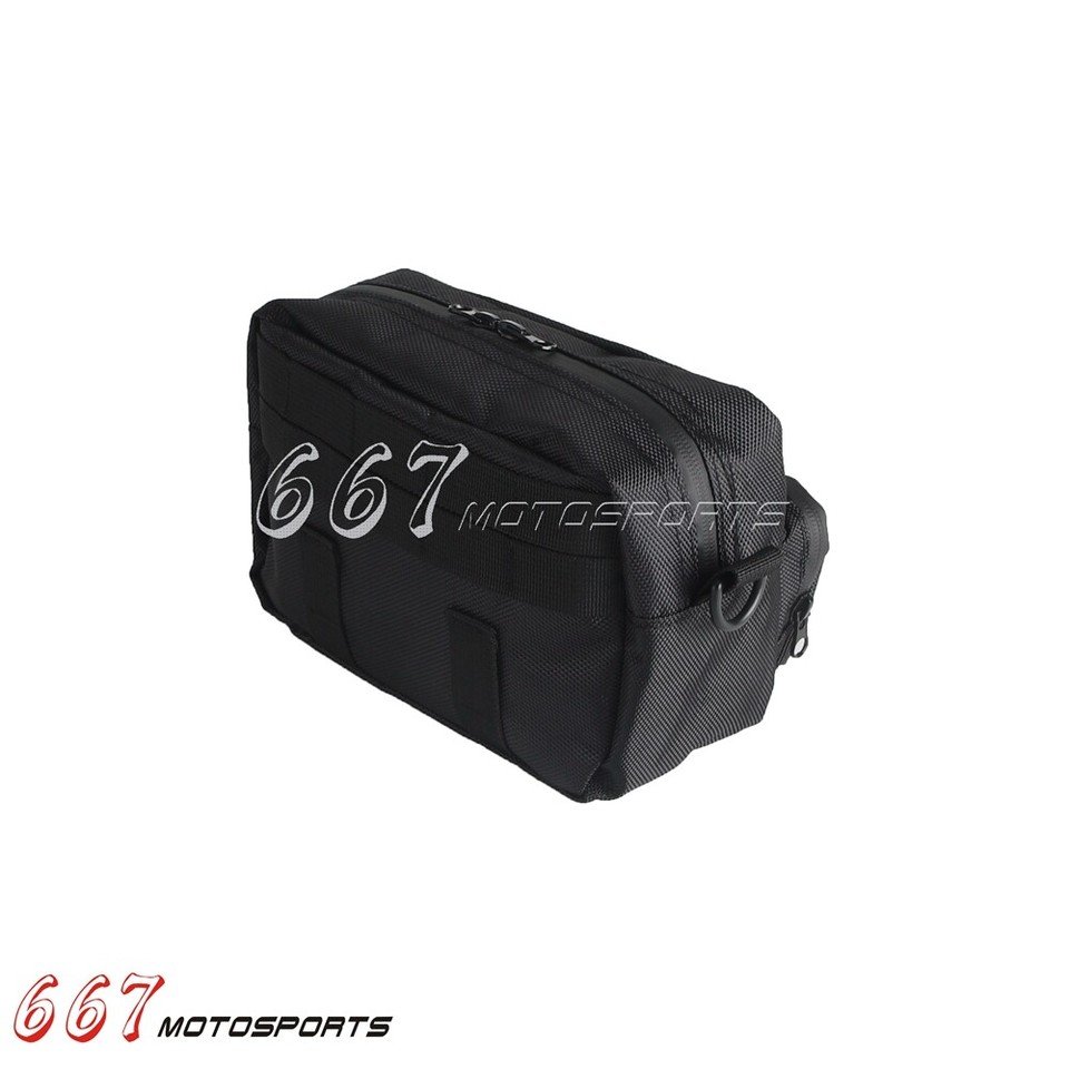 T-Bar Handlebar Bag For Harley Softail Dyna Street Bob Low Rider FXLRS ...