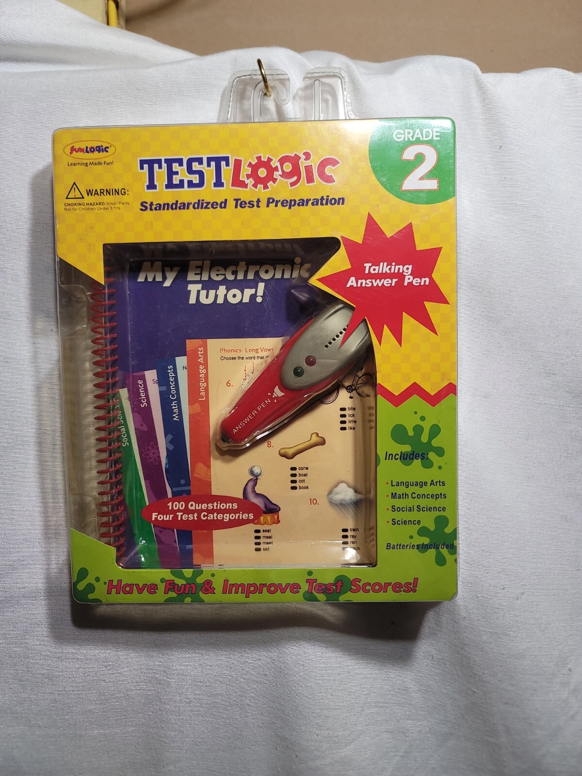 Test Logic Standardized Test Preparation Grade 2 Talking Answer Pen NIB ...