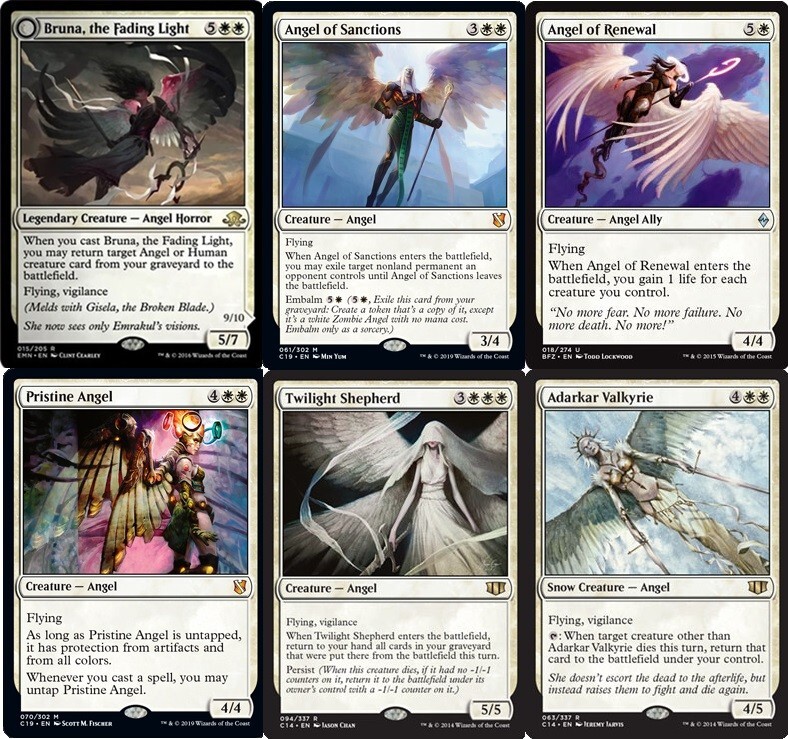 Custom Commander EDH Deck - Bruna, the Fading Light - Brisela Angels ...
