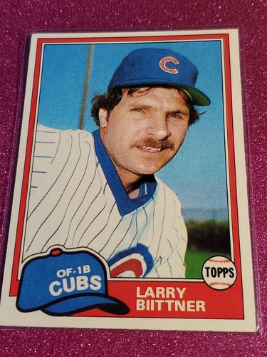 1981 Topps #718 Larry Biittner - Chicago Cubs | eBay