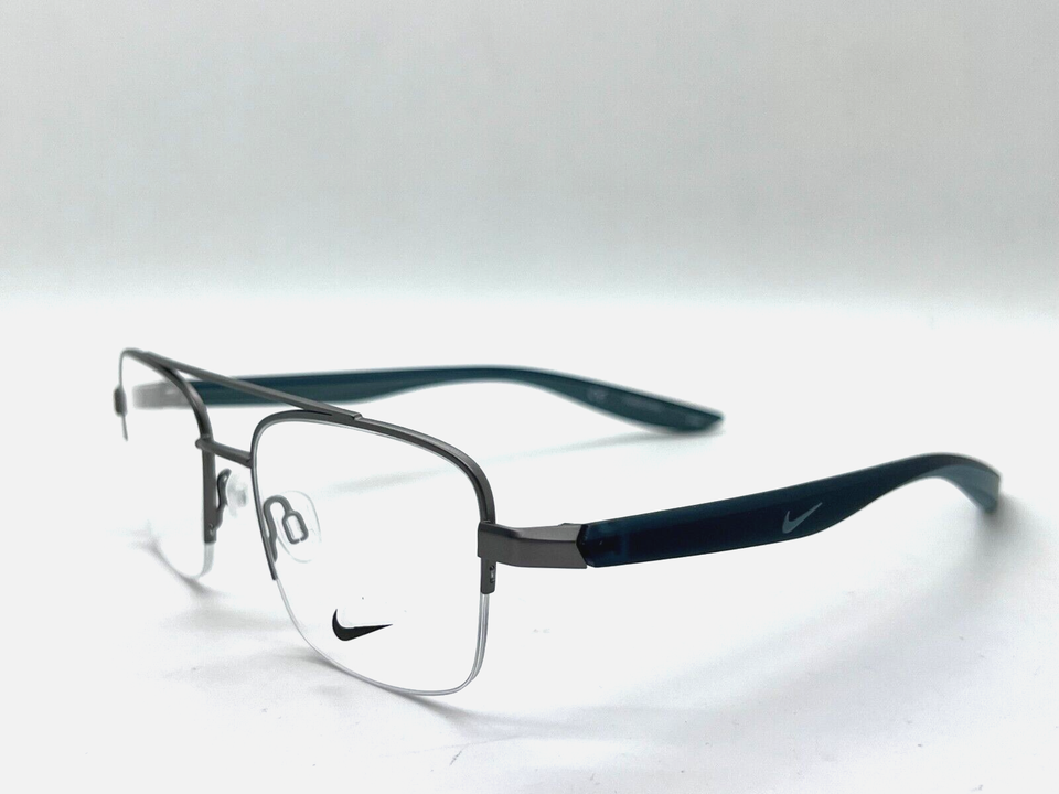 NEW NIKE 8151 070 MATTE GUNMETAL OPTICAL Eyeglasses FRAME 52-19-140MM ...