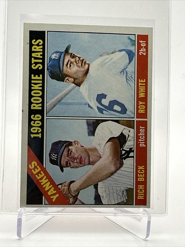 1966 Topps Rookie Stars Yankees Baseball Card #234 VG Quality FREE ...