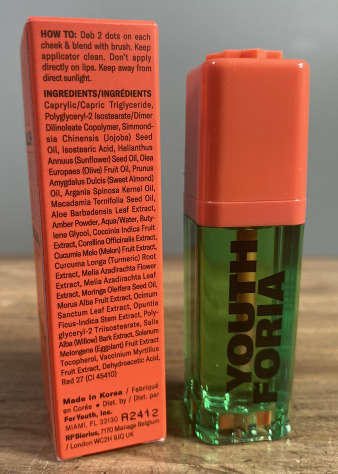 YouthForia BYO Blush Color Changing Blush Oil ~ CHEMICAL REACTION 0 ...
