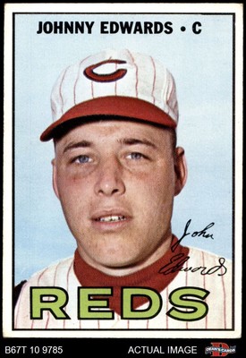 1967 Topps #202 Johnny Edwards Reds 4.5 - VG/EX+ | eBay