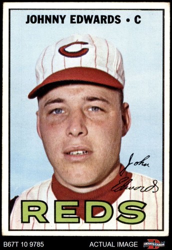 1967 Topps #202 Johnny Edwards Reds 4.5 - VG/EX+ | eBay